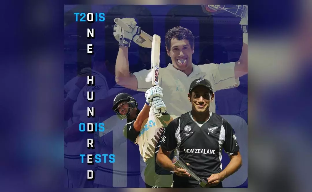 Ross Taylor 1st cricketer to play 100 matches in all 3 international ...