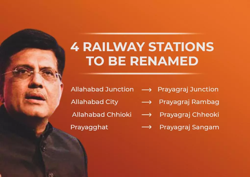 4 railway stations in Prayagraj, including Allahabad Junction, renamed ...