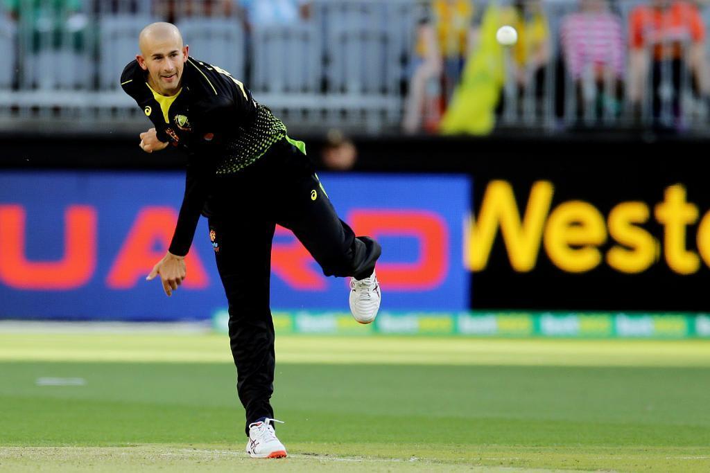 Australia's Agar becomes first-ever left-arm bowler to take a T20I hat ...