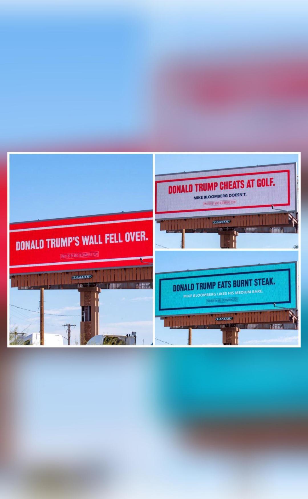 US Presidential candidate Bloomberg mocks Trump with 'cheats at golf ...