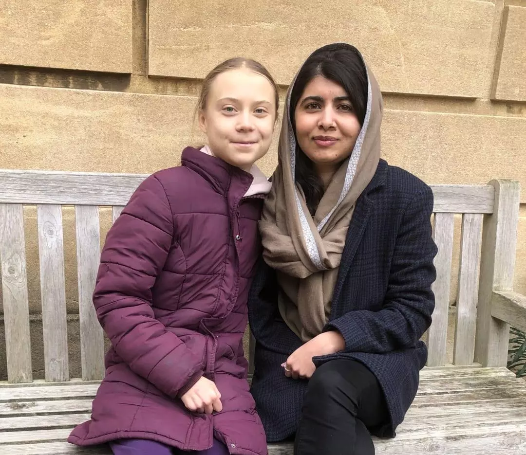 'So met my role model today': Greta Thunberg on meeting Malala ...