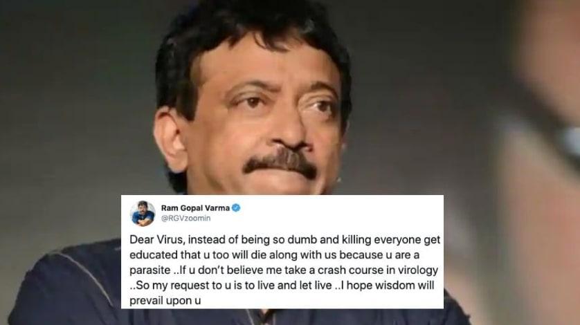 RGV tweets on coronavirus, says 'instead of killing everyone, get educated'