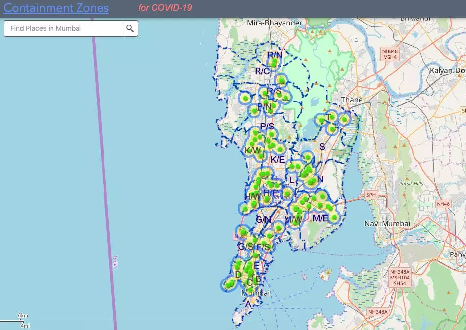 BMC releases map showing zones in Mumbai where patients tested COVID-19 ...