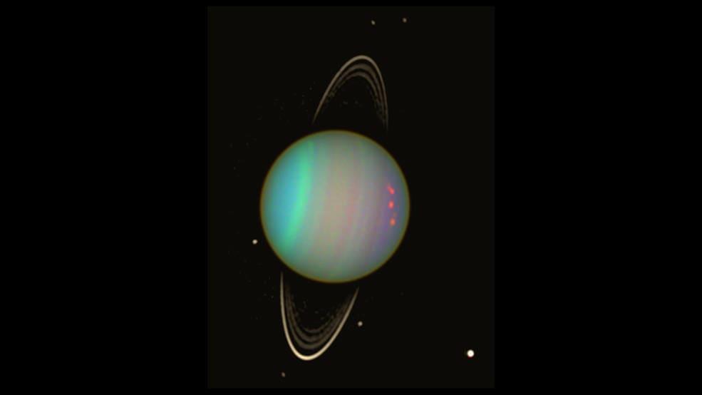 Uranus' tilted axis, unusual properties due to collision with icy ...